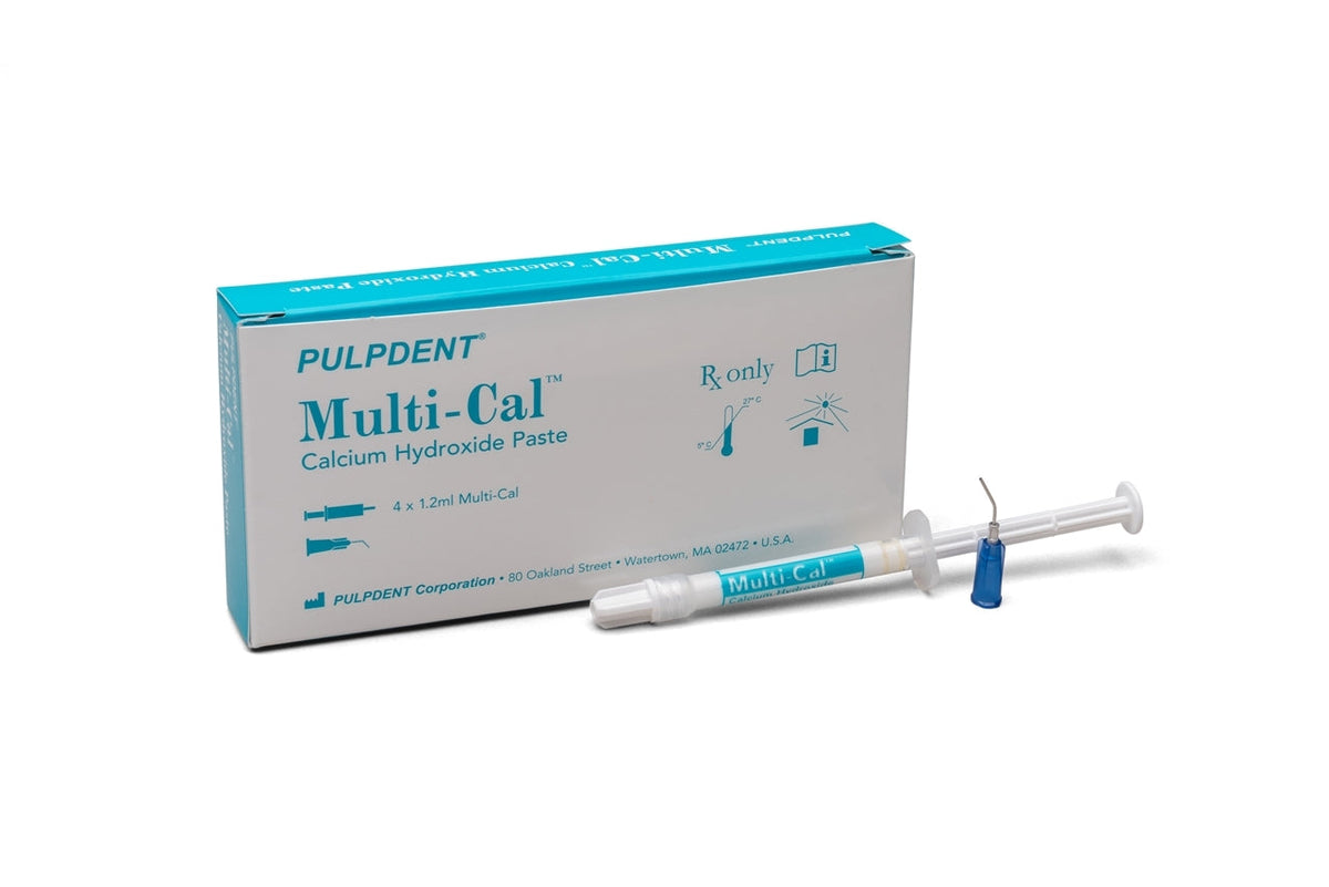 MultiCal Calcium Hydroxide Syringe 4/pk. + 8 Tips - Pulpdent | Osung USA