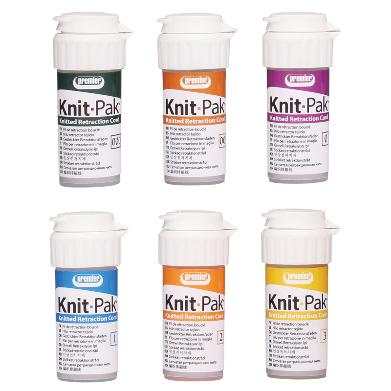 Knit-Pak Retraction Cord Plain #1 Knitted Plain 100" - Premier | Osung USA