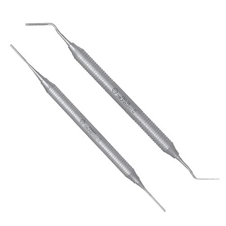 OSUNG Dental Periotome Set. Posterior Curved and Anterior Straight ...