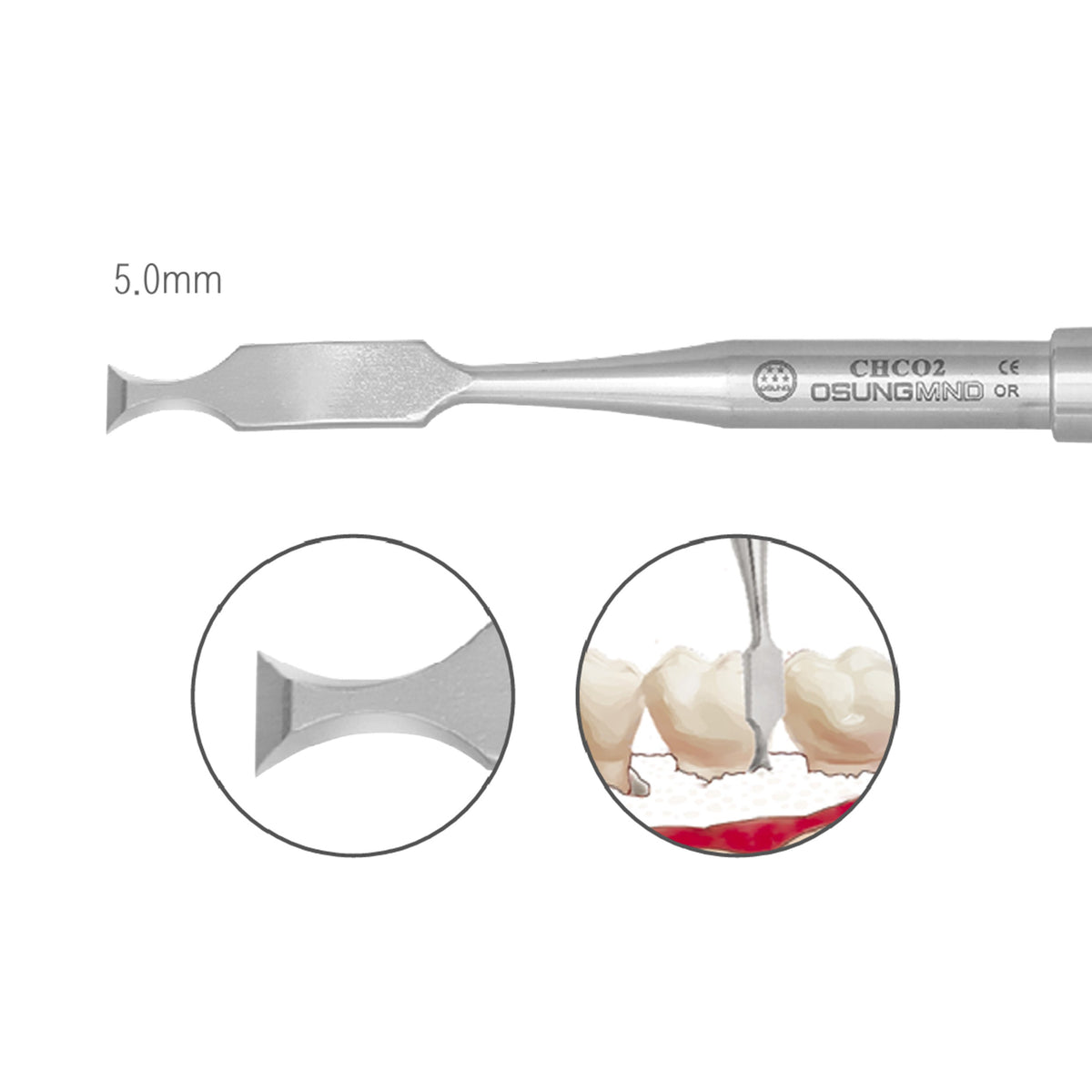 Dental Periodontal Chisel #2 Ochenbein Premium Osung -CHCO2 | Osung USA