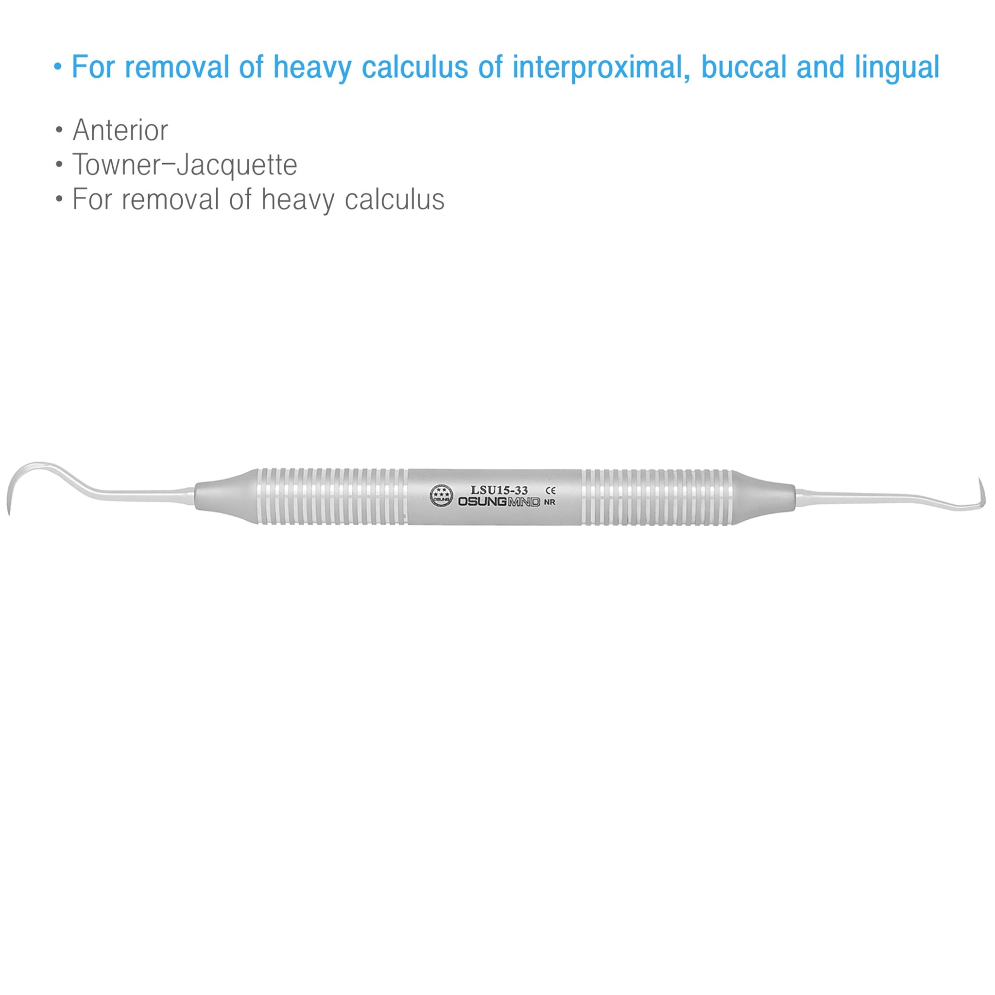 Dental Sickle Scaler U15/33 Towner-Jacquette Premium Osung -LSU15-33 ...