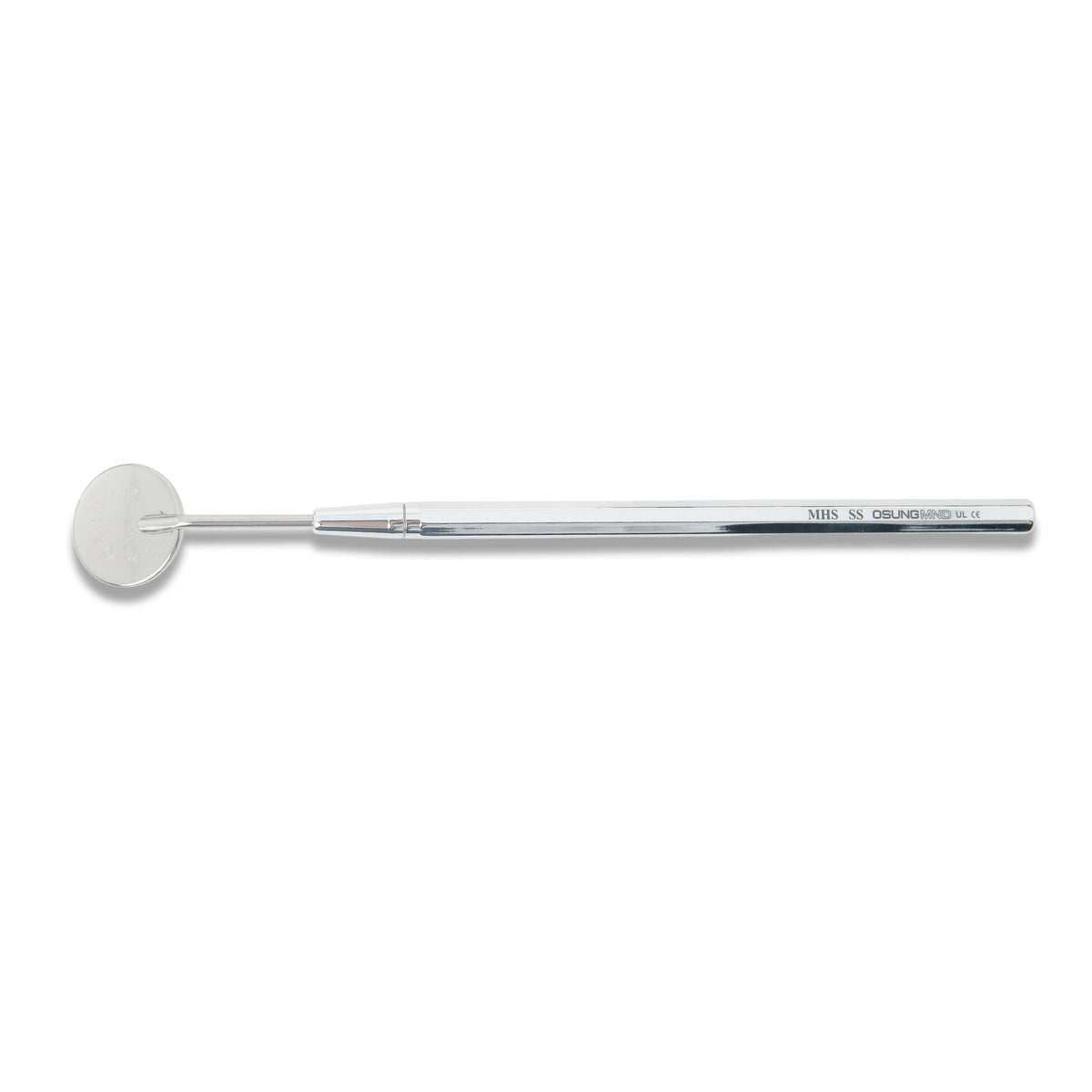 Mouth Mirror Simple Stem No. 4, 22mm dia, metal handle, EA | Osung USA
