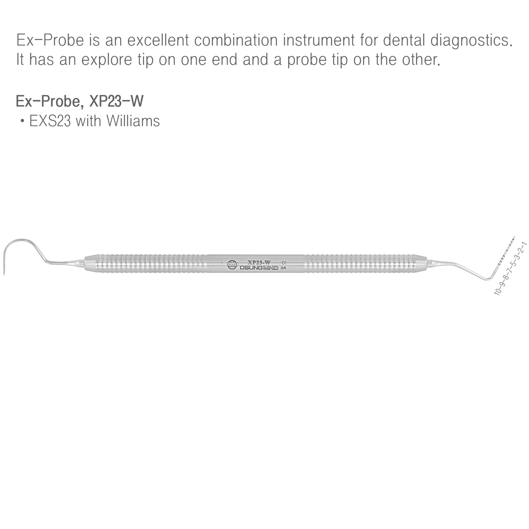 Dental Explorer Probe 23/Williams Shepherd's hook Explorer + Probe ...