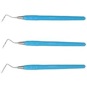 OSUNG Set of 3 Dental Probe Instruments Comfortable Autoclavable Handle ...