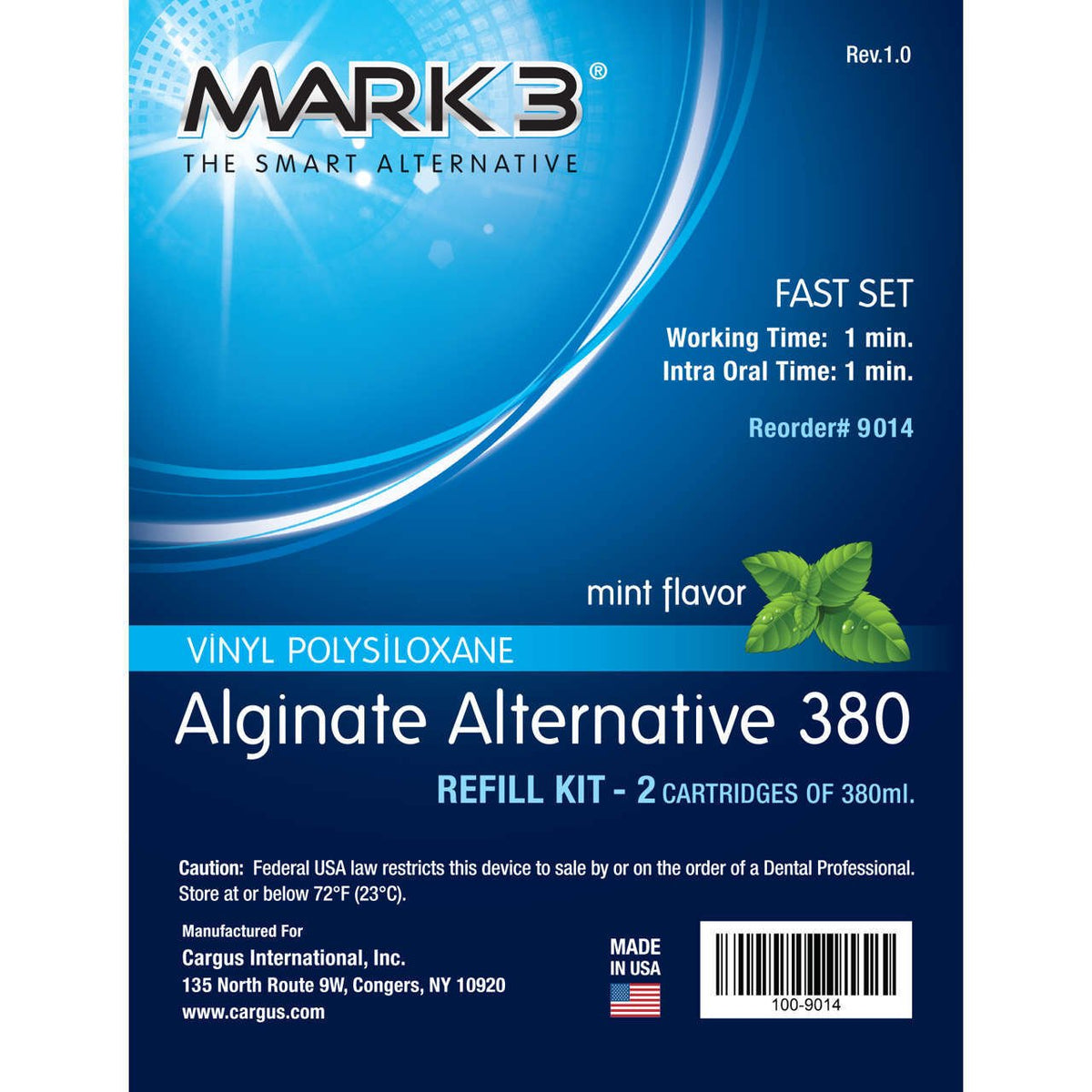 Alginate Alternative Fast Set 380ml 2/pk. - MARK3* | Osung USA