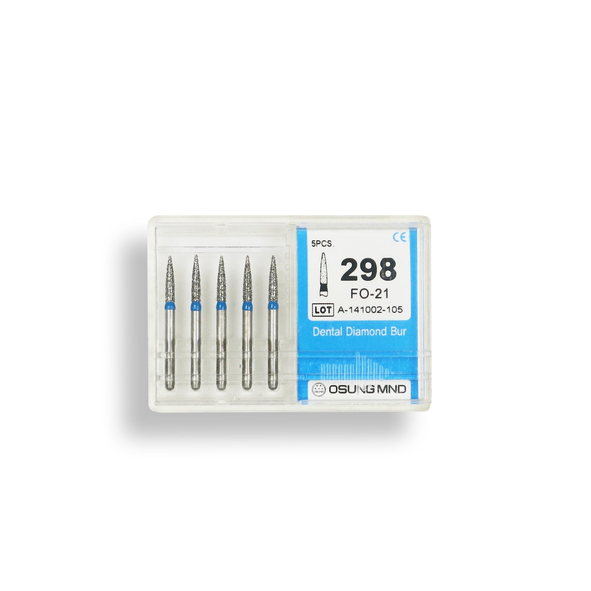 Cylindrical, Ogival End 1.4 mm Dia. Medium Grit Diamond Bur 5 per pack ...