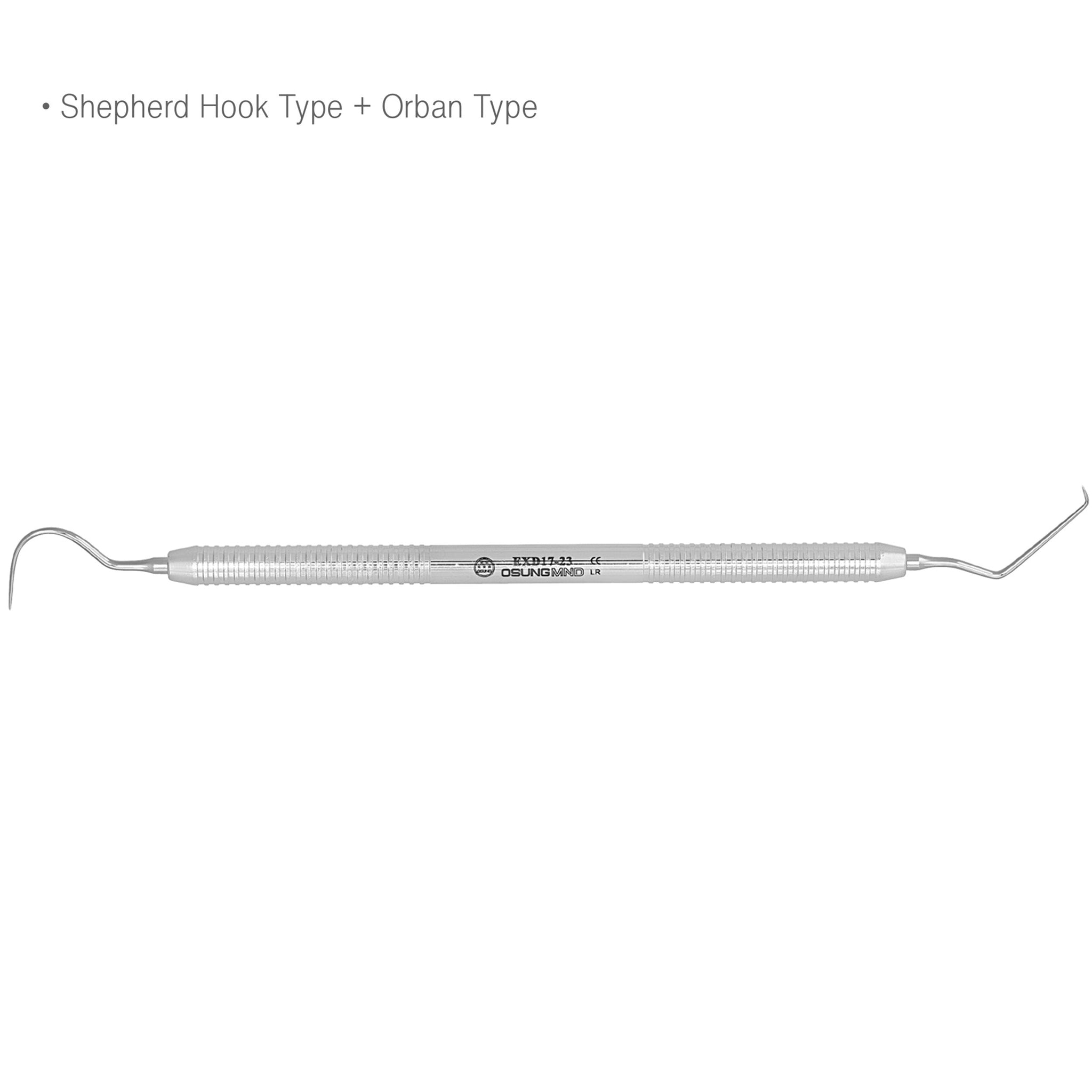 Dental Explorer 17/23 Shepherd Hook + Orban Type Premium Osung -EXD17 ...