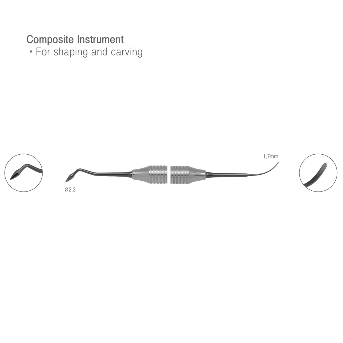 Dental Composite Instrument #2 Shaping & Carving Titanium coated Osung ...