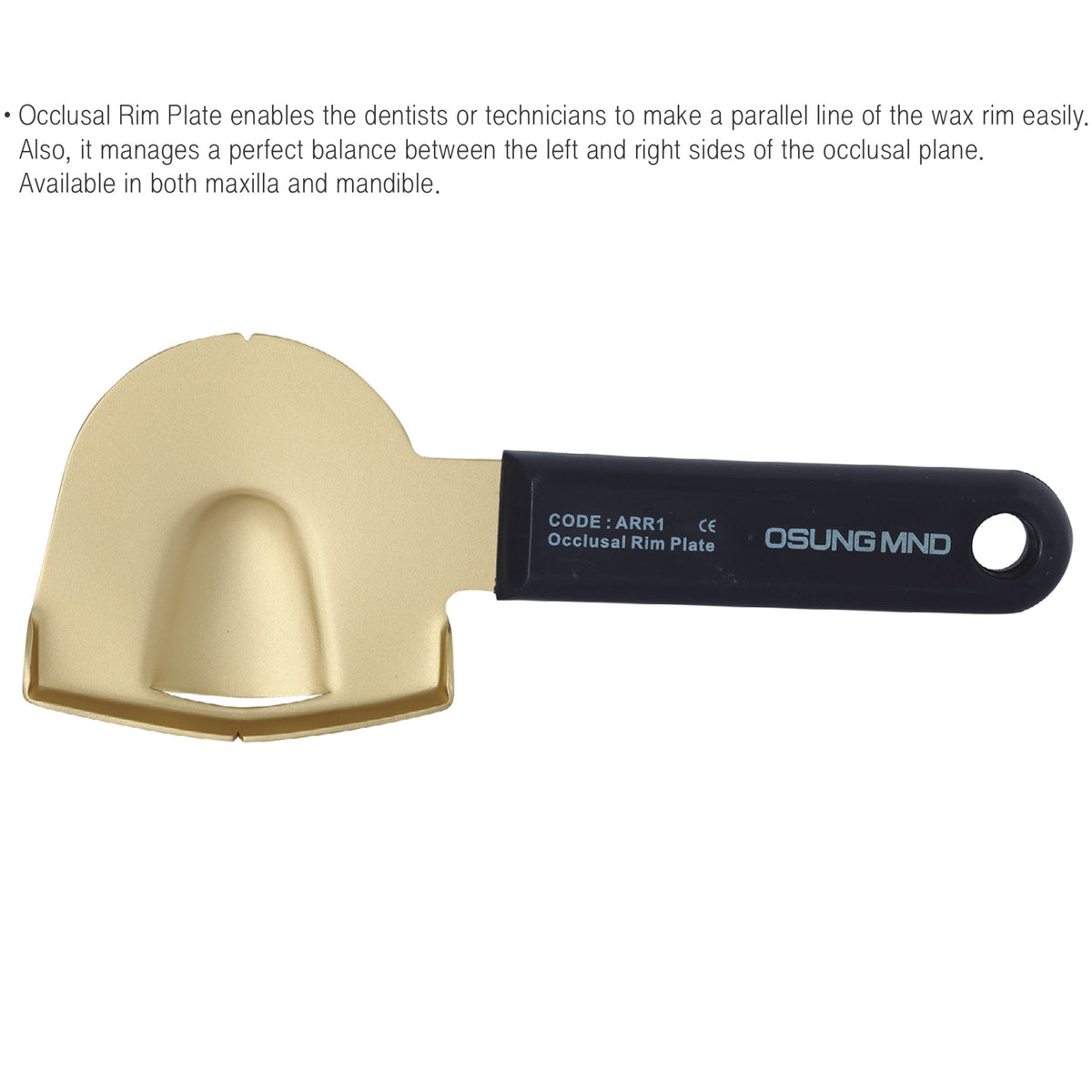 Dental Occlusal Wax Rim Former Plate Premium Osung -ARR1 | Osung USA
