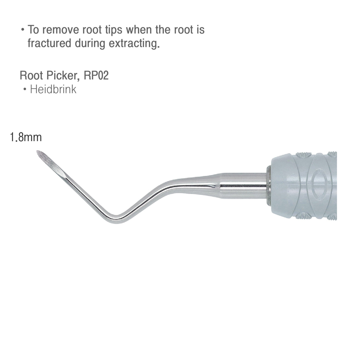Dental Root Pick 1.8mm Heidbrink ERP2 Premium Osung | Osung USA
