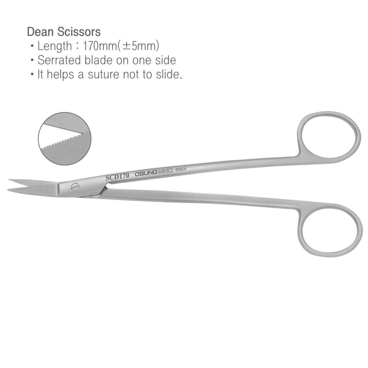 Dean Scissors 6.7" Premium Osung -SCD170 | Osung USA