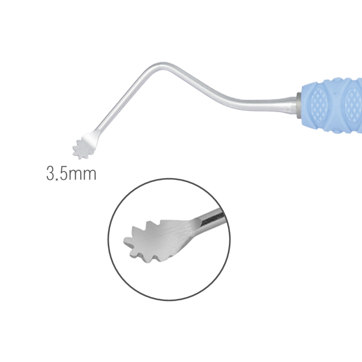 Dental Surgical Curette Lucas 87C Serrated 3.5mm Osung -3URCL87C ...