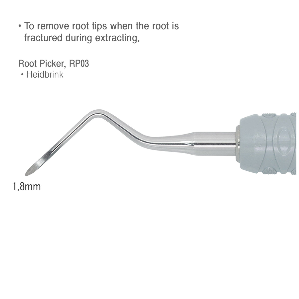 Dental Root Pick 1.8mm Heidbrink ERP3 Premium Osung | Osung USA