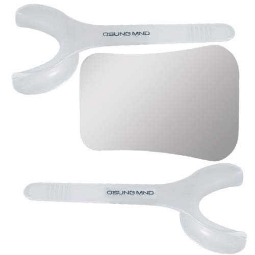 OSUNG Double Sided Photographic Intraoral Mouth Mirror with Retractors ...